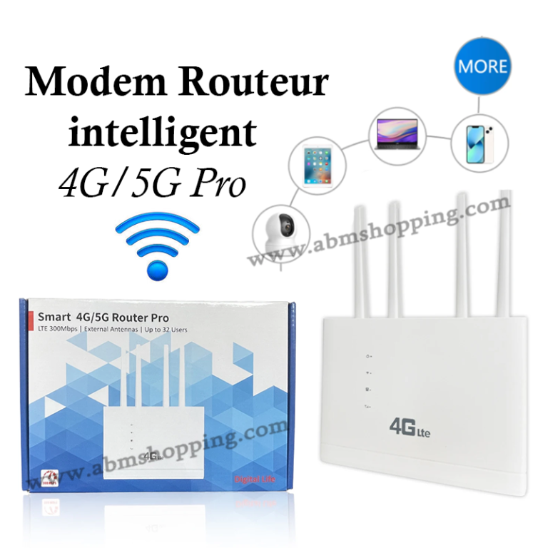 Modem Routeur intelligent 4G/5G Pro - ABMshopping